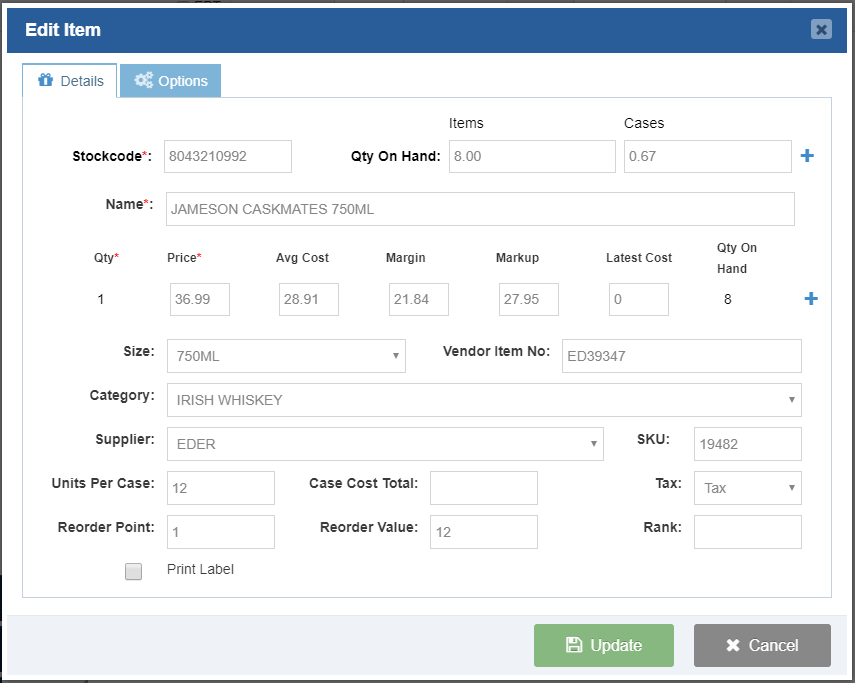 How to Add an Inventory Item