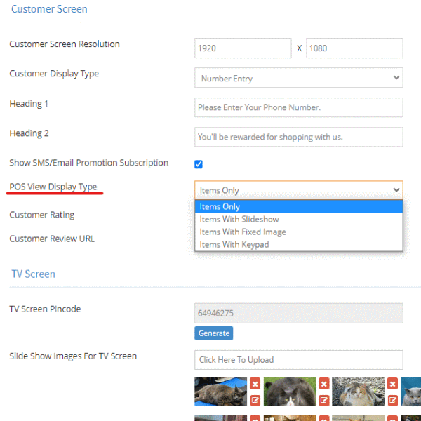 How to Customize Your Customer Screen