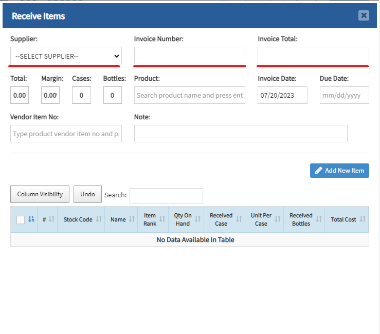 How to Receive Invoices in Your POS