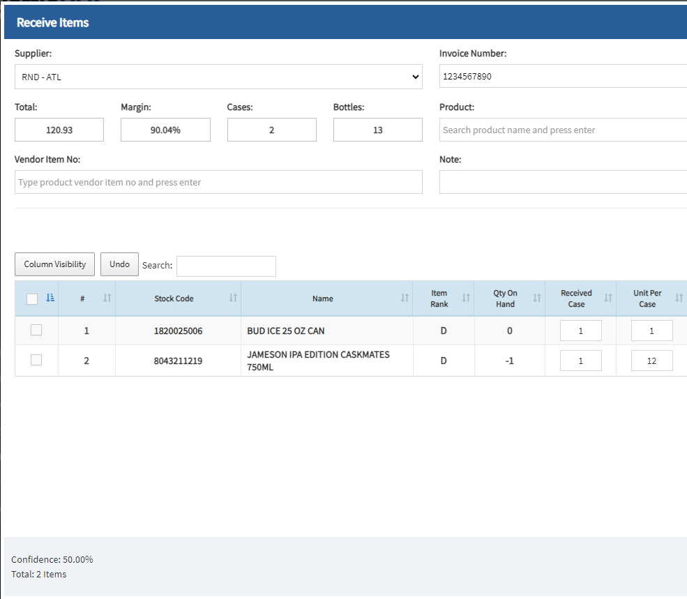 How to Receive Invoices in Your POS