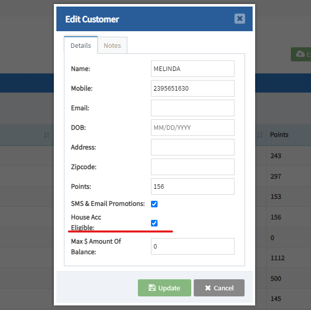 How to Setup and Use a Customer House Account