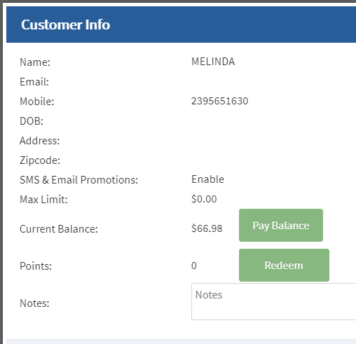 How to Setup and Use a Customer House Account